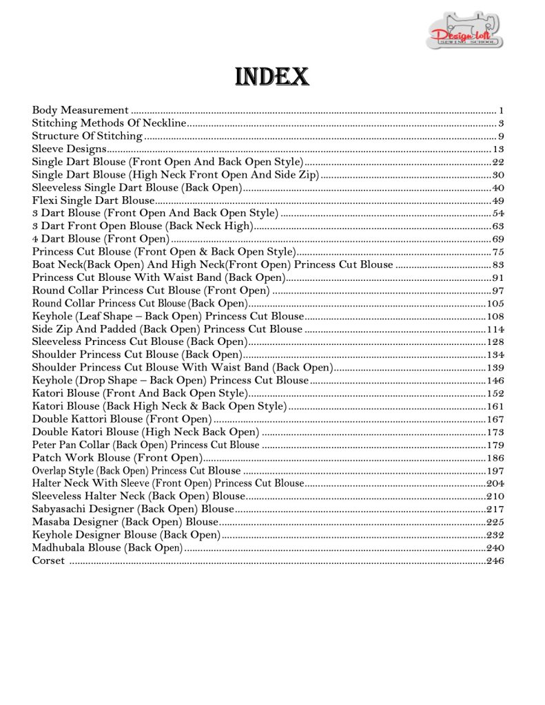 Master Blouse Practical Pattern Making Ebook (English) – Design Loft ...